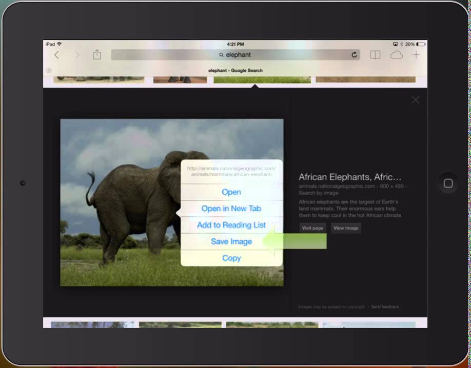Saving Photos on an iPad - YouTube
