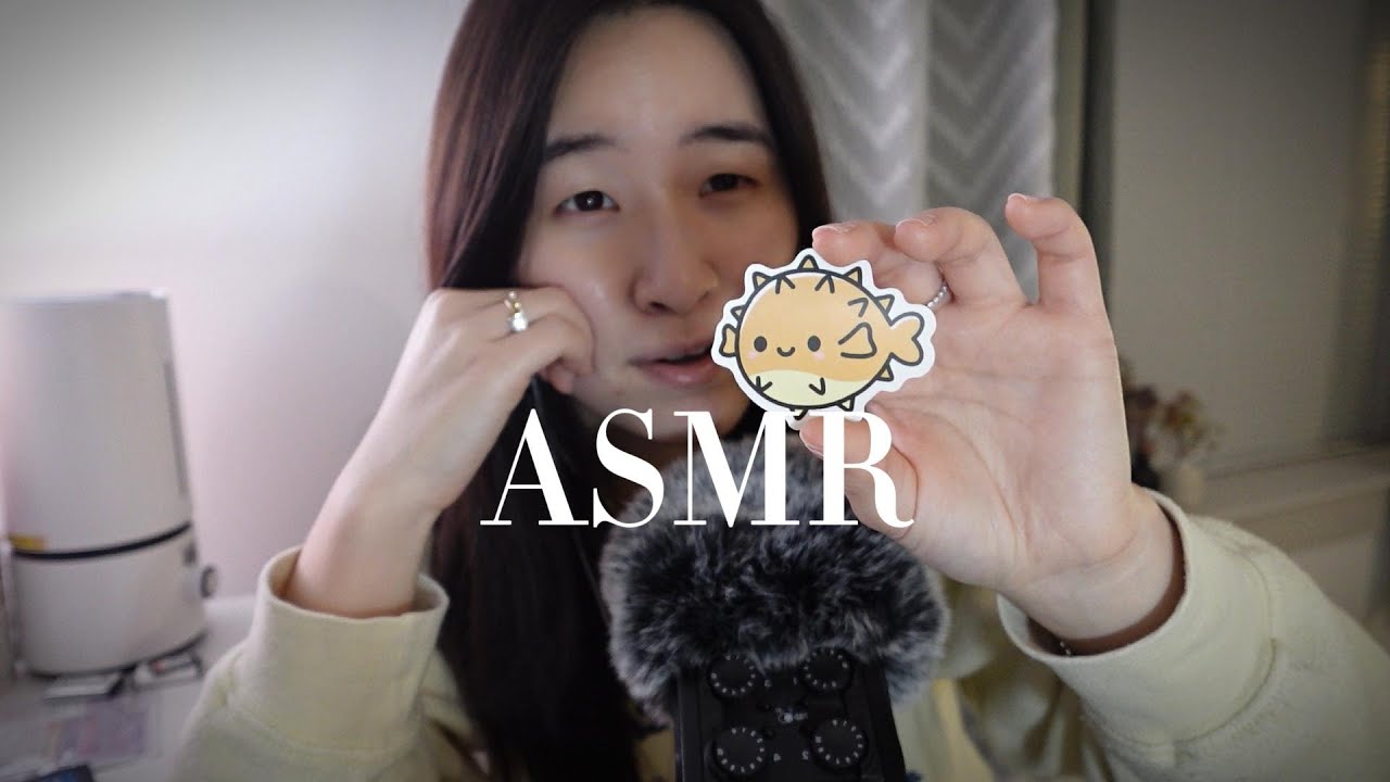 ASMR showing you my sticker collection 🐹 - YouTube