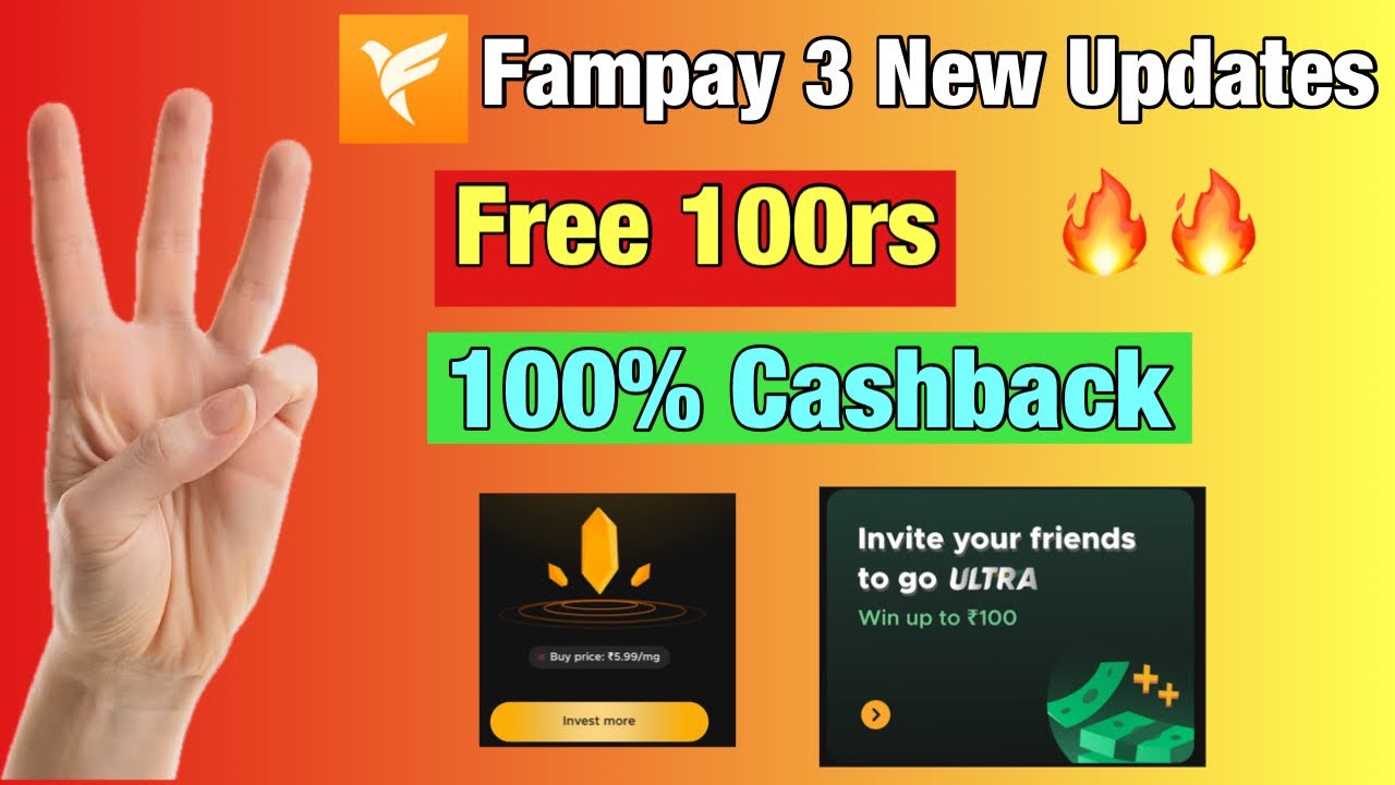 Fampay 3 New Updates - Free 100rs 🔥🔥🔥 - YouTube
