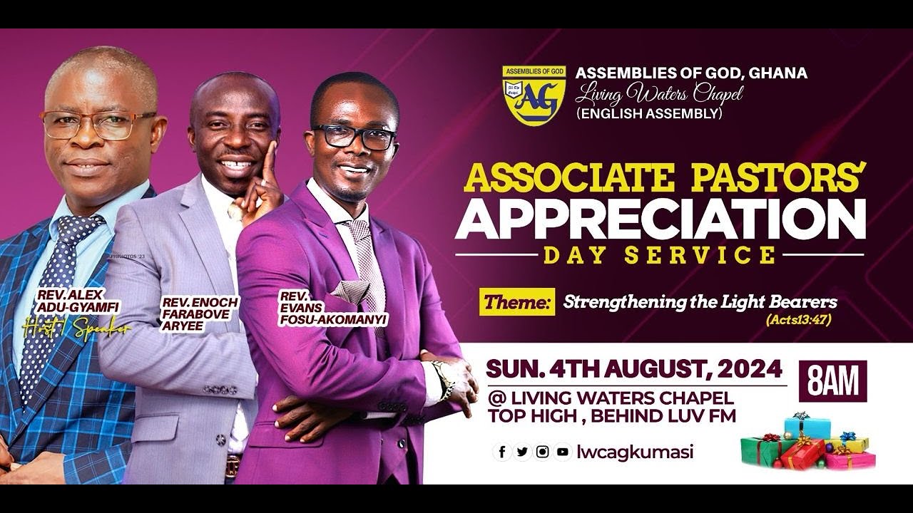 Sunday Service - Associate Pastors' Appreciation || August 4, 2024 ...