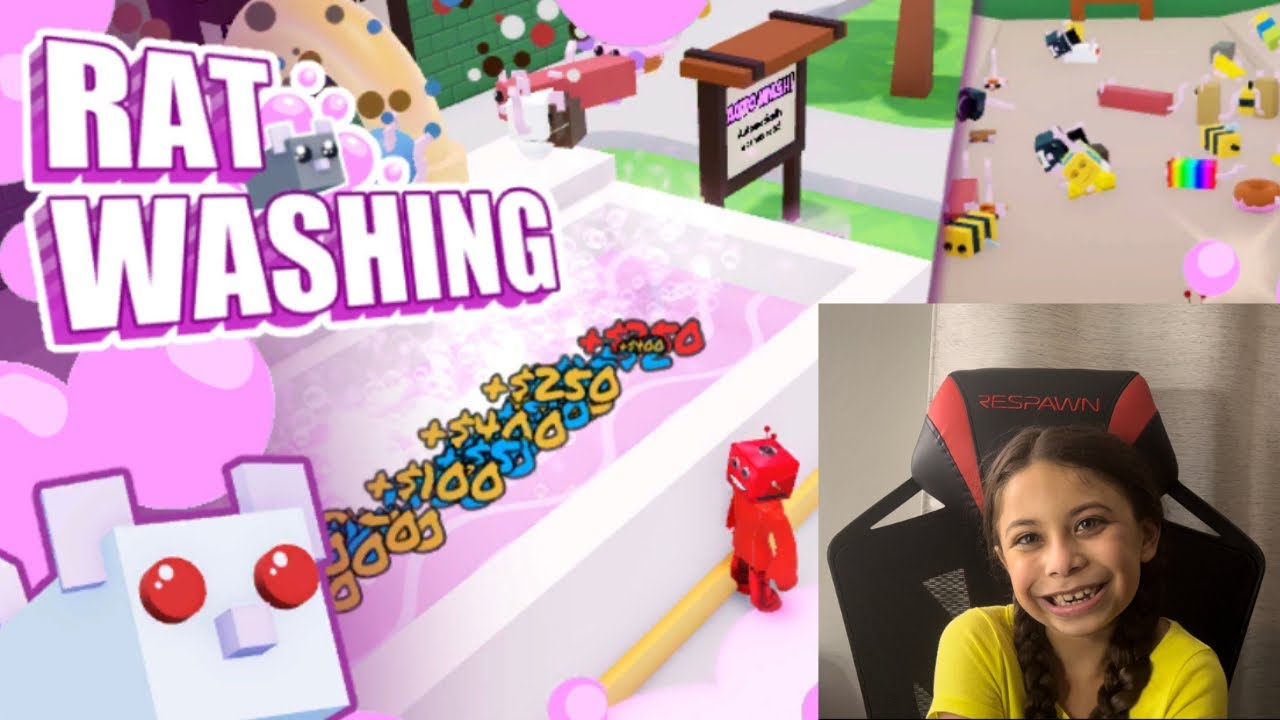 RAT WASHING TYCOON on ROBLOX - YouTube