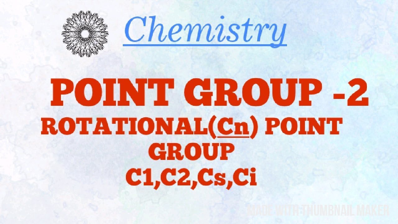Point group -2C1,C2,Cs,Ci rotational point group,point group-2 - YouTube