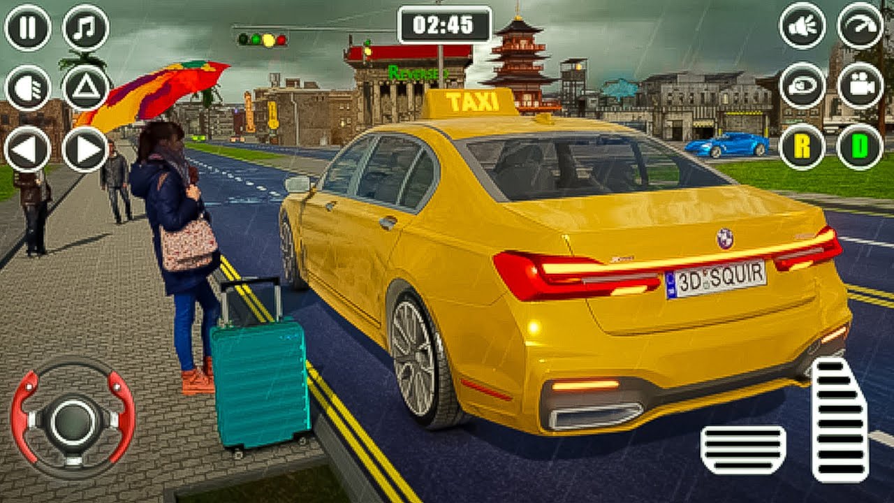 Taxi Simulator 3D - Interior Taxi Driver: Uber Simulation #1 Car Game Android Gameplay - Taxi ...