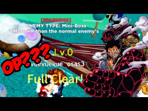 Luffy 4th Gear OP? | Roblox All Star Tower Defense