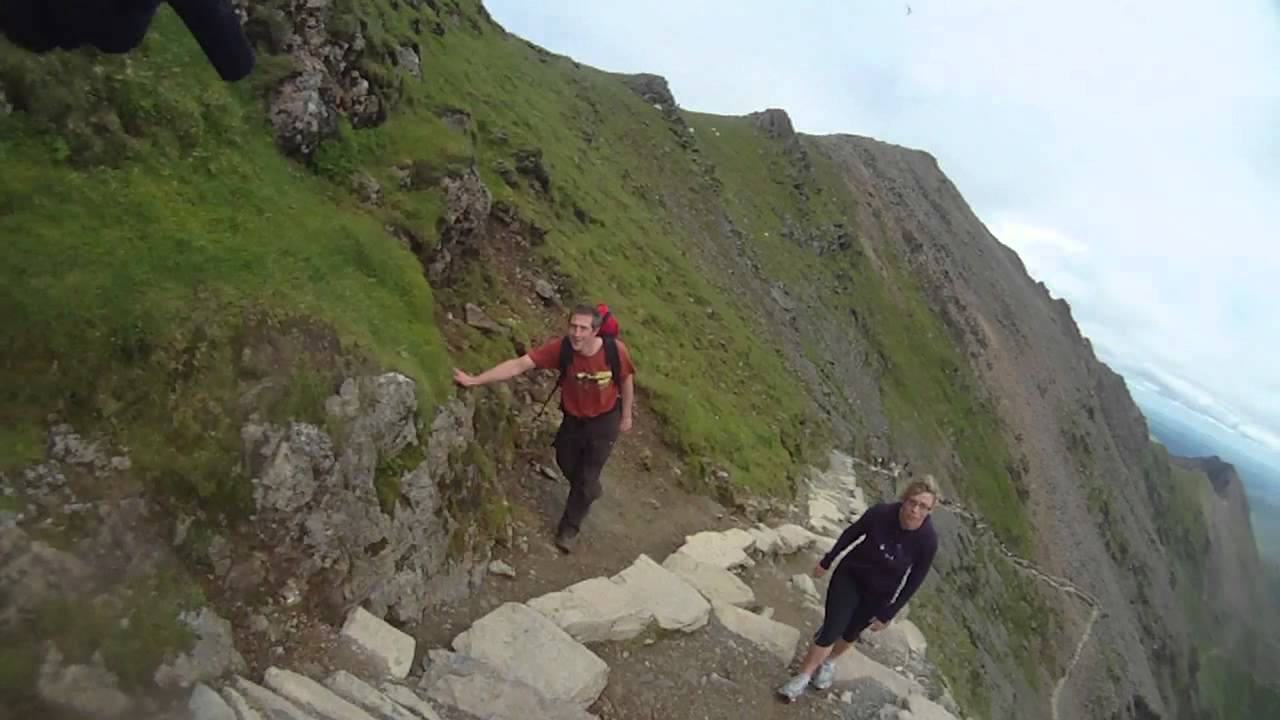 Run down from Snowdon summit (Pyg track)july 2012 - YouTube