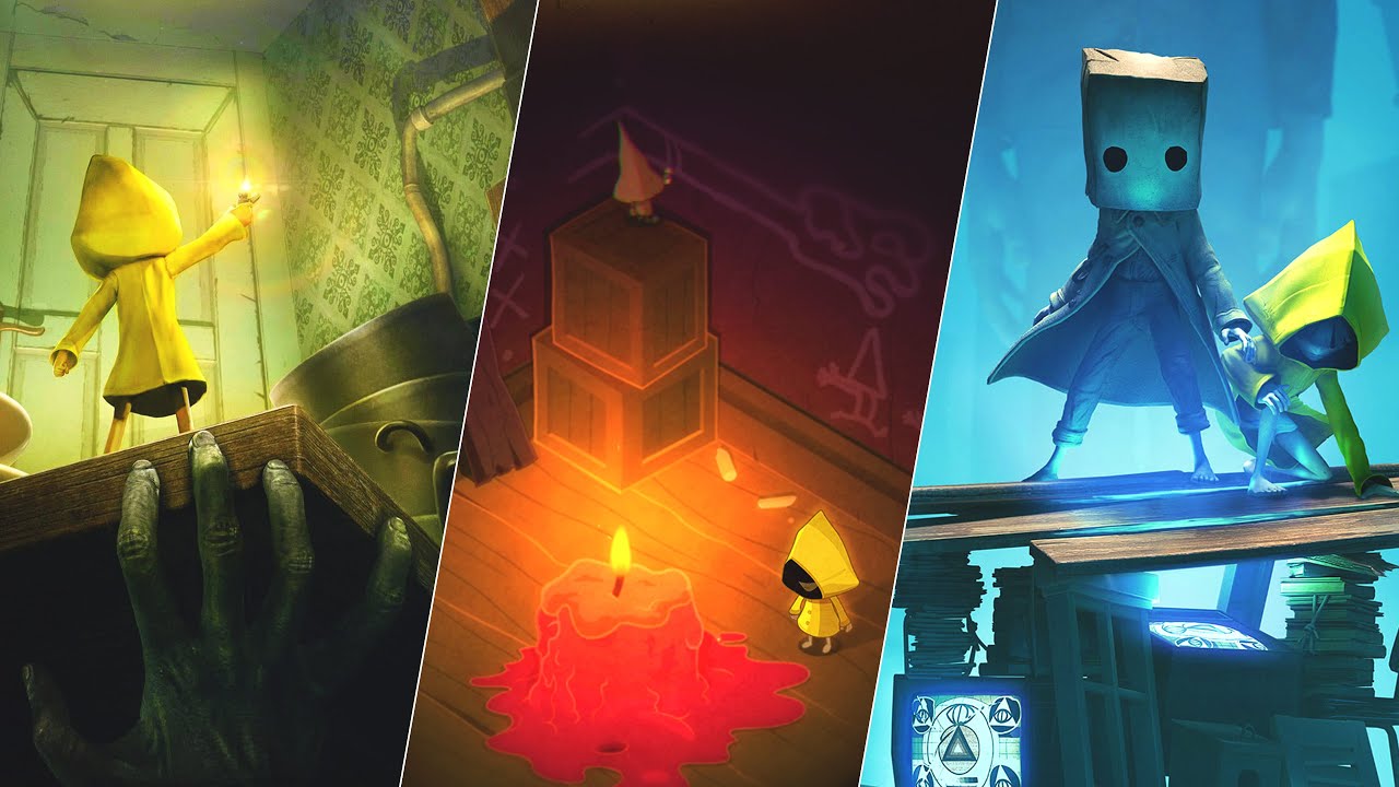 ALL ENDINGS in Little Nightmares Video Games - YouTube
