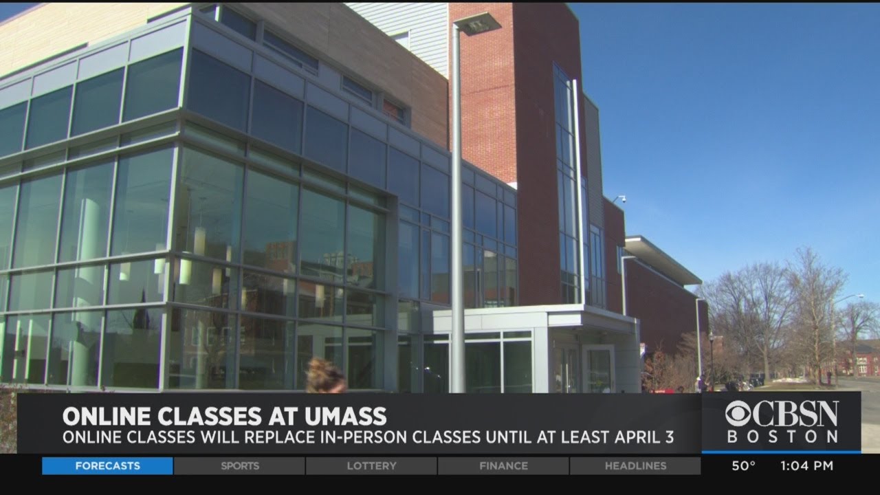 UMass Classes Going Online Through April 3 Due To Coronavirus - YouTube