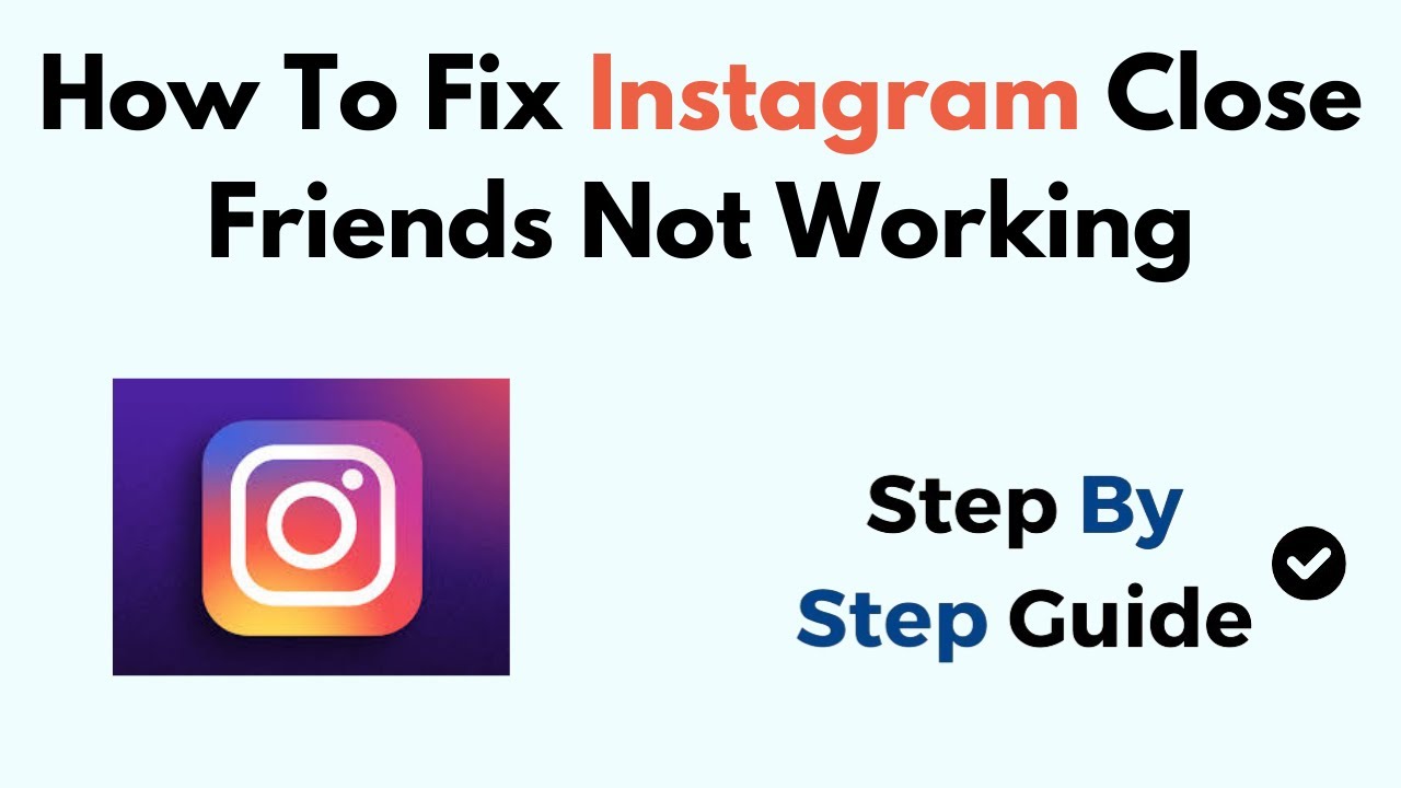 How To Fix Instagram Close Friends Not Working - YouTube