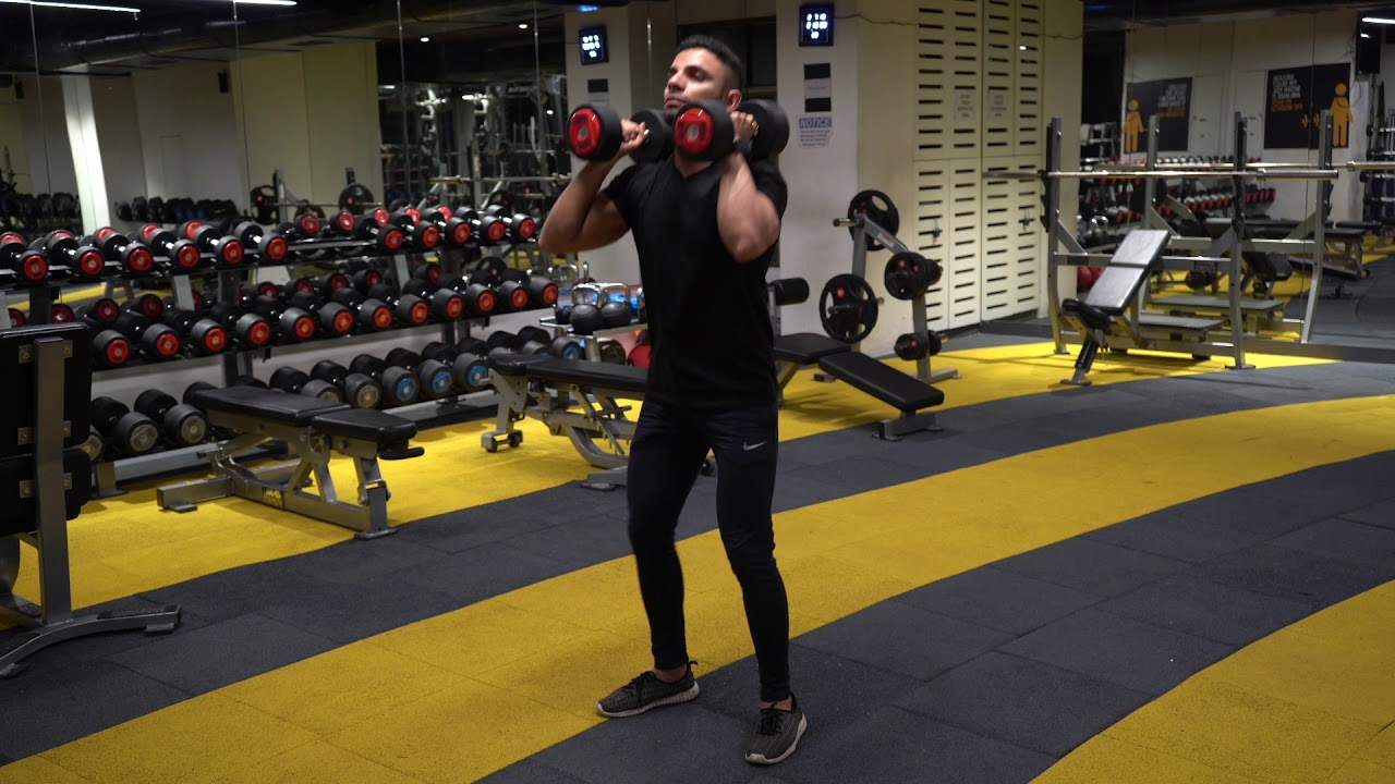 Dumbbell Front Squat - YouTube