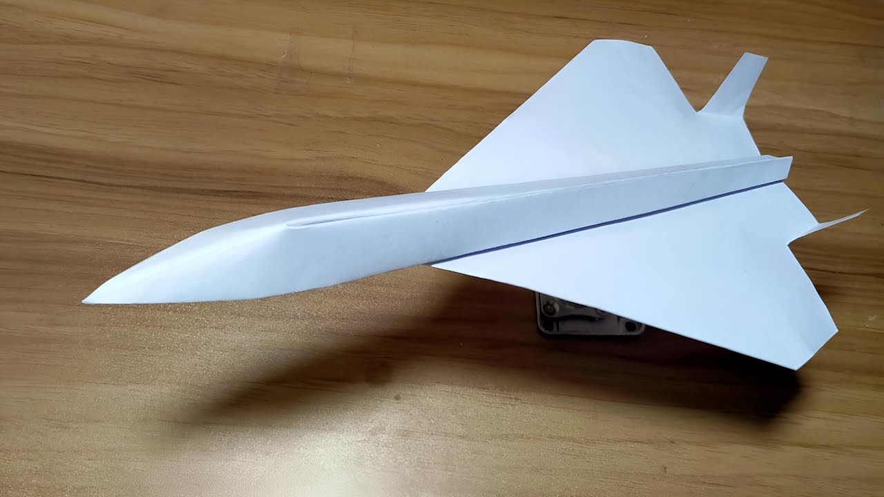 How To Make A Paper Jet Fighter Plane | Best Fighter Airplane Making ...