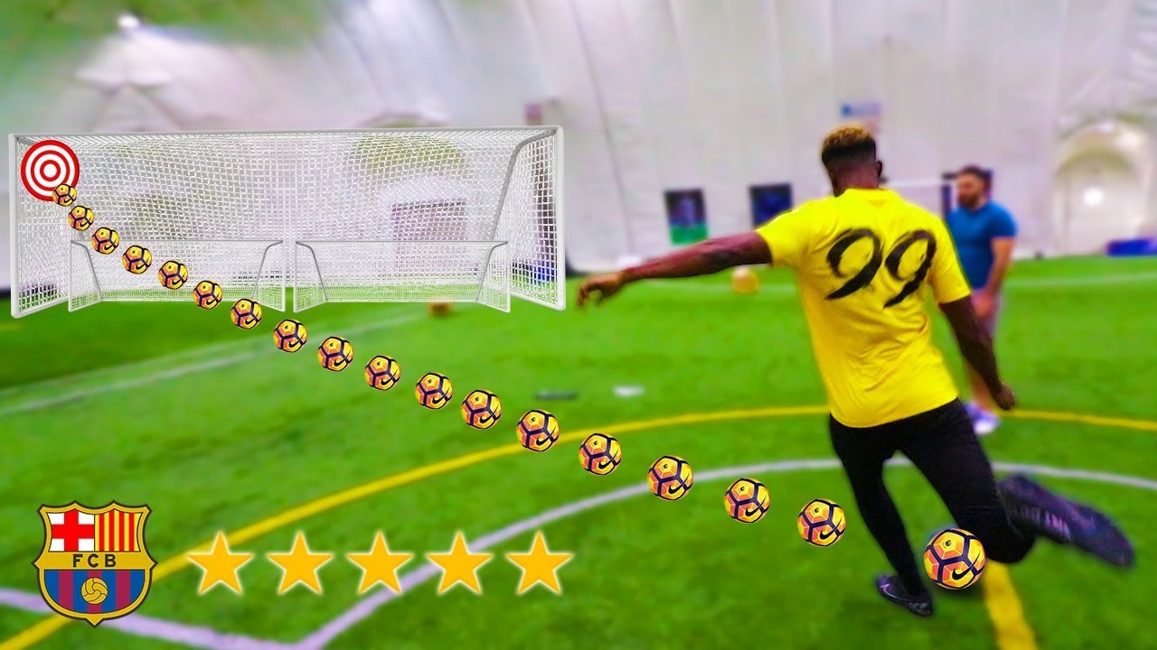 I Challenged SV2 To A Lionel Messi Accuracy Football Challenge! - YouTube