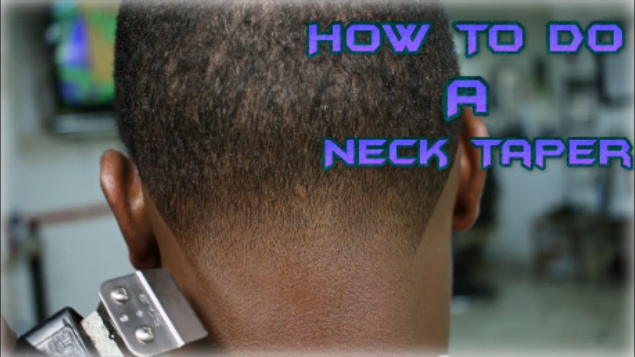 Barber Tutorial: How To Do A Neck Taper HD I By: @AdamFreshBarber - YouTube