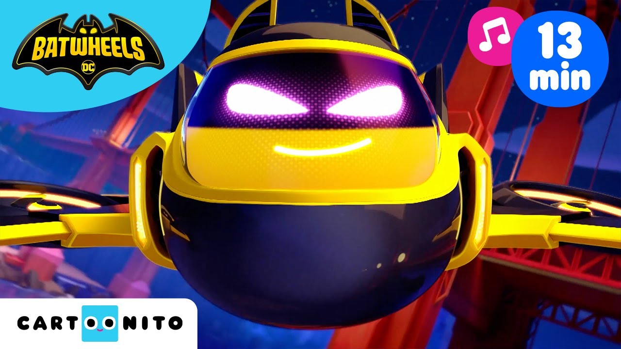 Batwing | Kompilacja Batwheels | Filmiki z muzyką dla dzieci ...