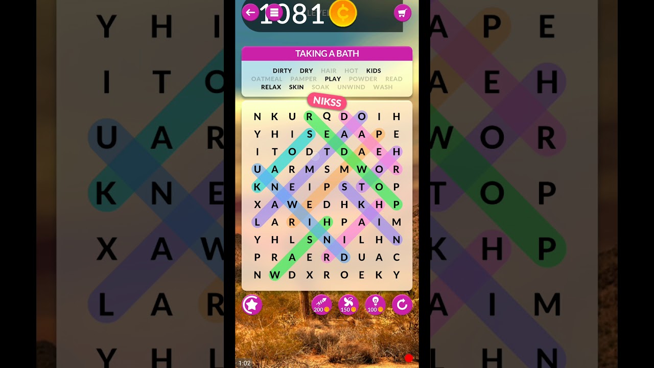 WORDSCAPES SEARCH LEVEL 170 ANSWERS masaya ang mga salita - YouTube