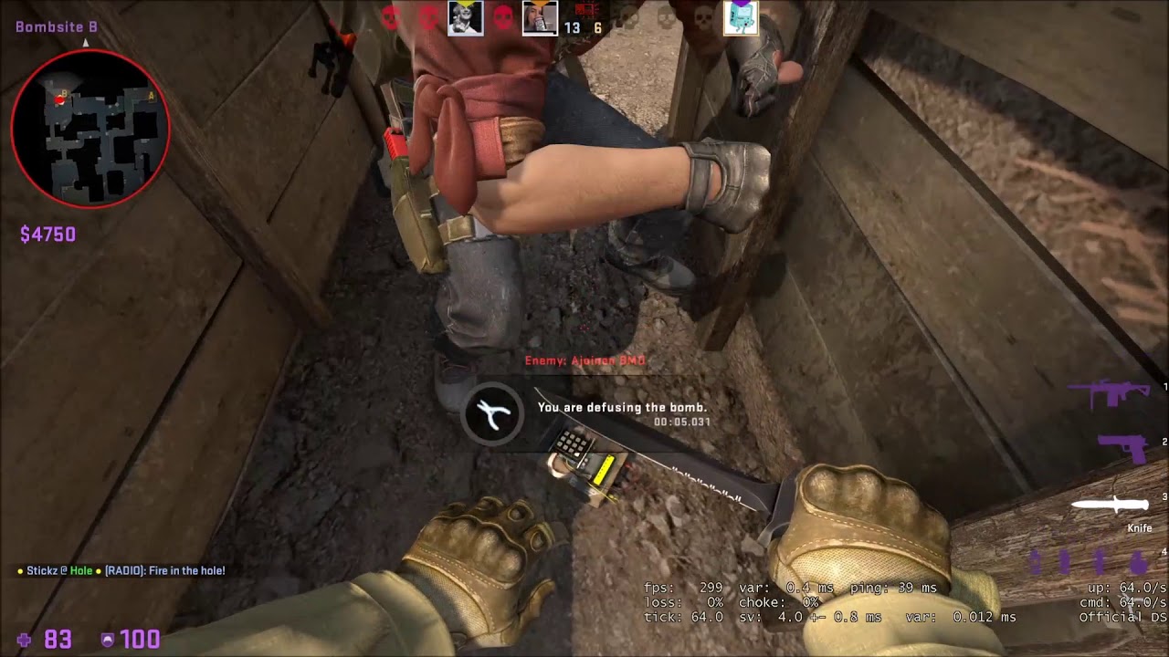 Ninja dust defuse - YouTube