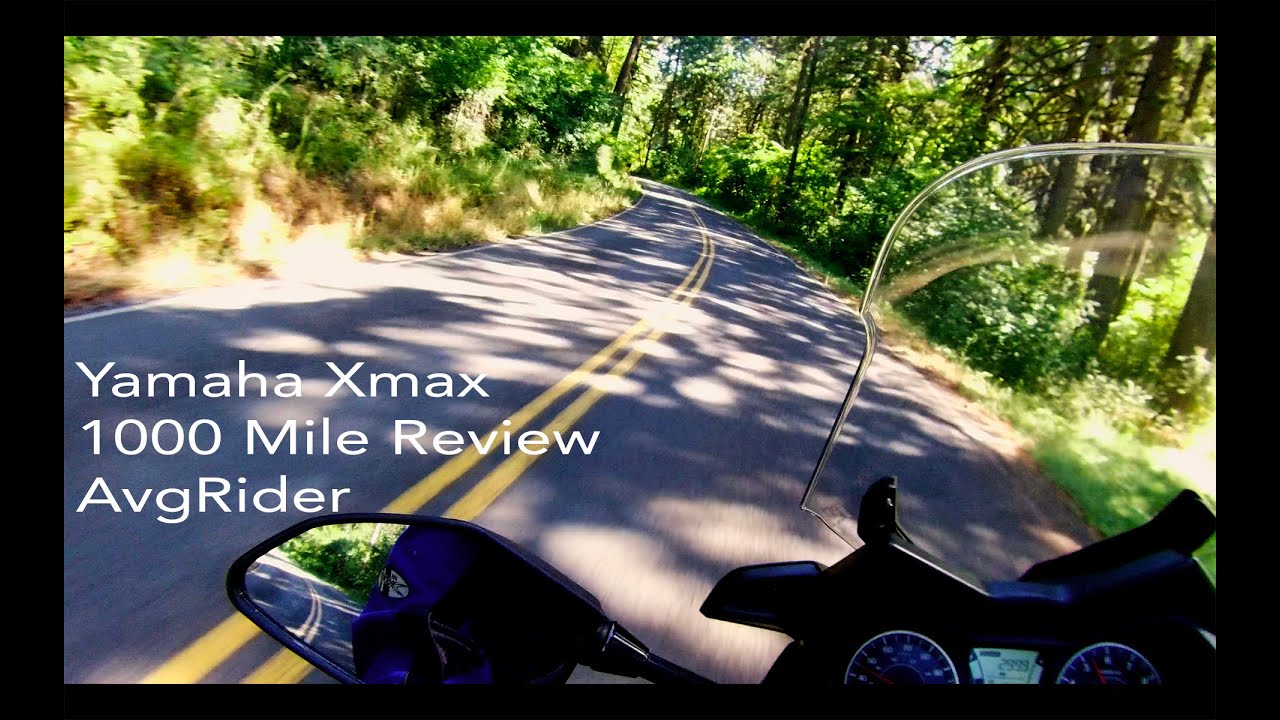 Yamaha 2021 Xmax 300 - 1000 Mile Review - theAvgRider - YouTube