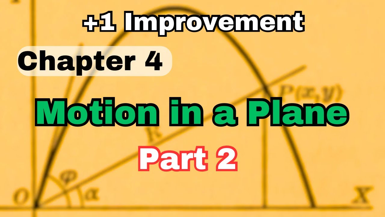 +1 Improvement | Triangular law of vector addition | Motion in a plane ...