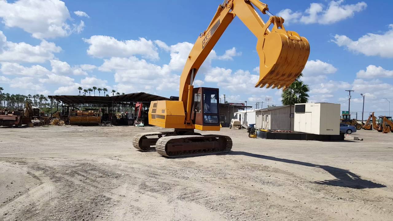 CASE 1080B EXCAVATOR - YouTube