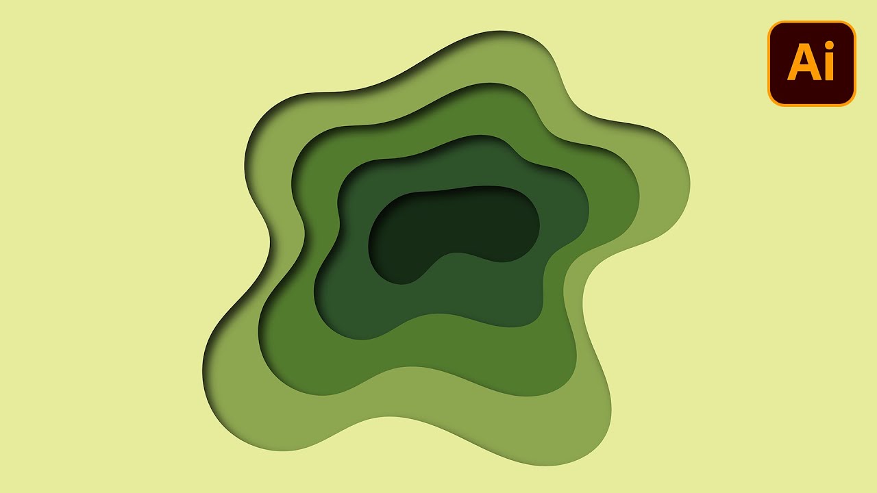 Easy Paper Cutout Effect — Adobe Illustrator Tutorial - YouTube