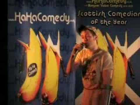 Scottish Comedian of the year competitior The Wee Man - YouTube