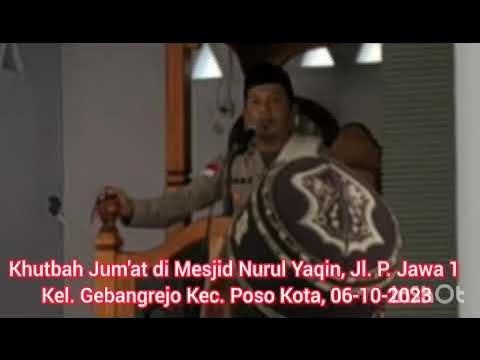 Dai Polri Ops Madago Raya 2023 Ipda Ilham Sriwan,SH bertindak selaku Khotib Sholat Jumat Di Kab ...