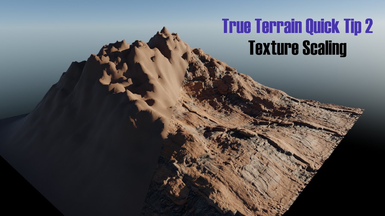 True Terrain QuickTip 2 - The Art of Texture Scaling - YouTube