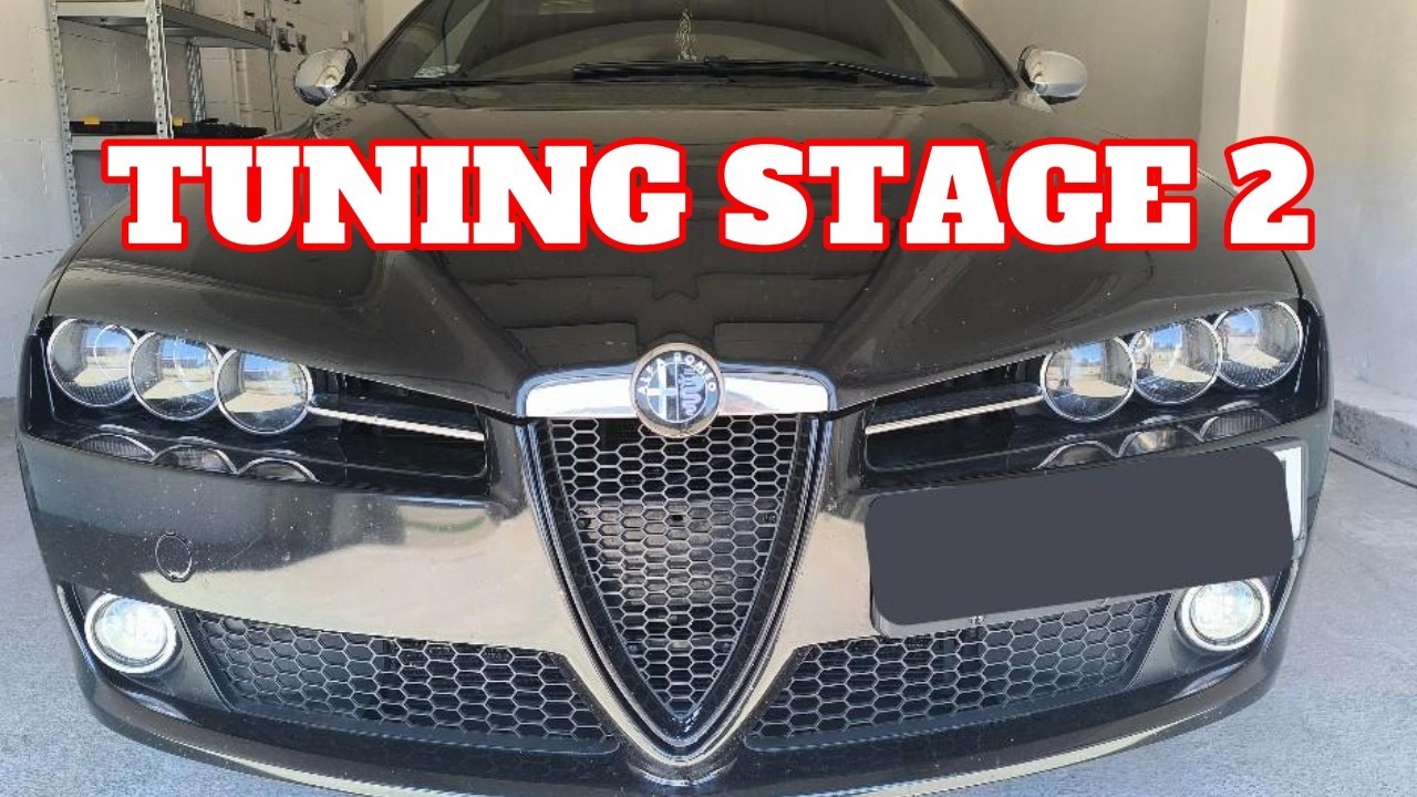 Alfa Romeo 159 1.75 TBI chip tuning Stage 2 - YouTube