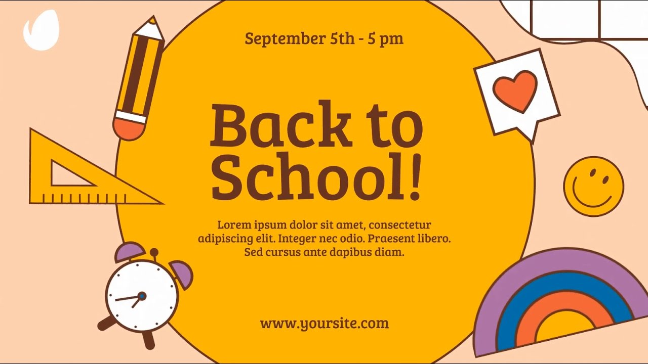 Back To School Intro Slideshow - YouTube