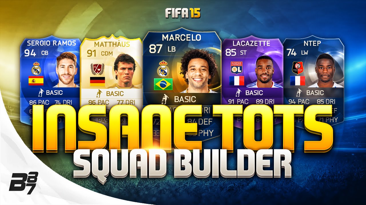 FIFA 15 | INSANE RAINBOW TOTS SQUAD BUILDER! w/ TEAM OF THE SEASON ...