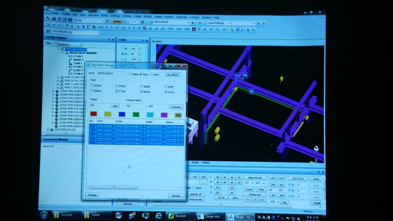 PDMS 3D Modeling using macro by Sangwon (Korea) - YouTube
