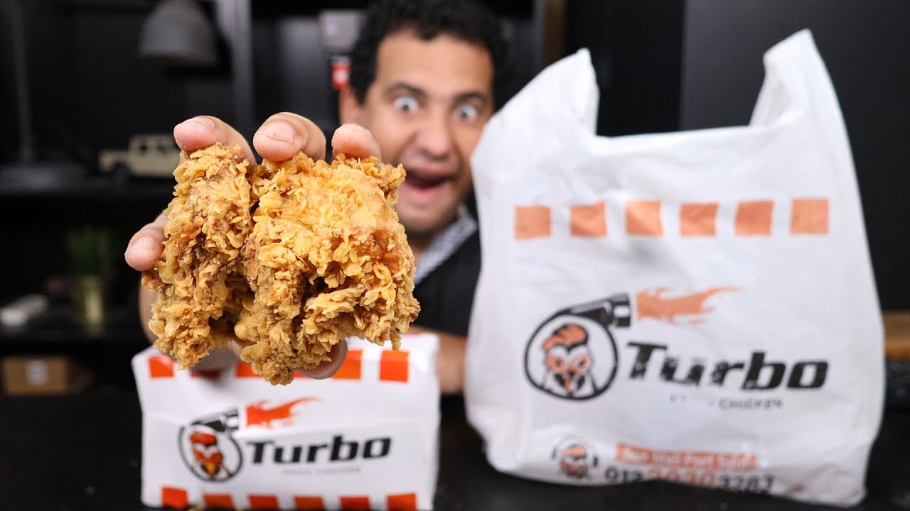 اول مرة اجرب الدجاج البروستد من مطعم Turbo fried chicken - YouTube