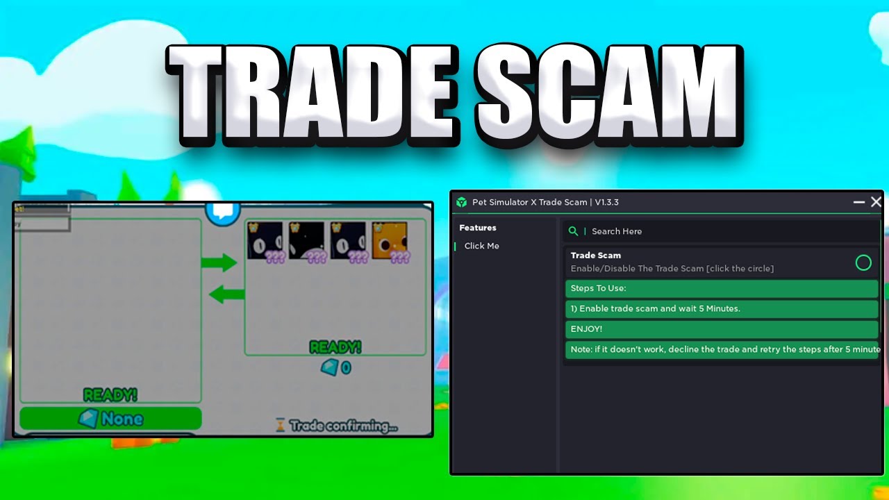 FREE 🔥 SCRIPT SCAM TRADE 🔥 PET SIMULATOR X 🔥 FREE | ROBLOX PSX - YouTube