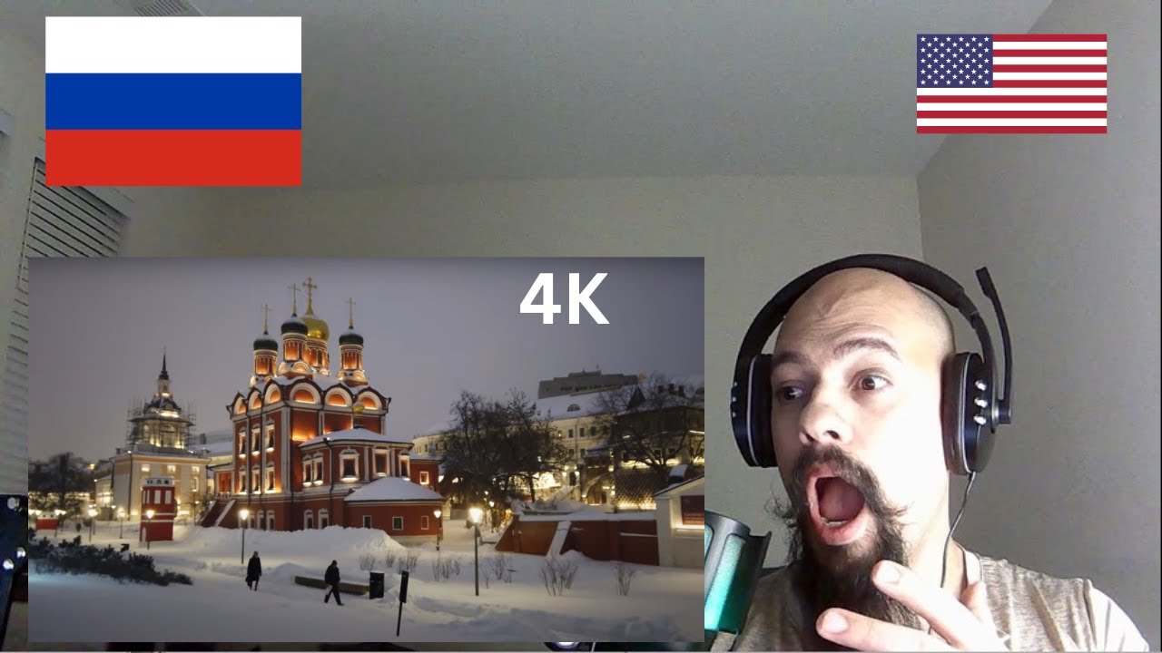 【4K】Снегопад в Москве Россия Прогулка по Москве зимой в 4K | Moscow ...