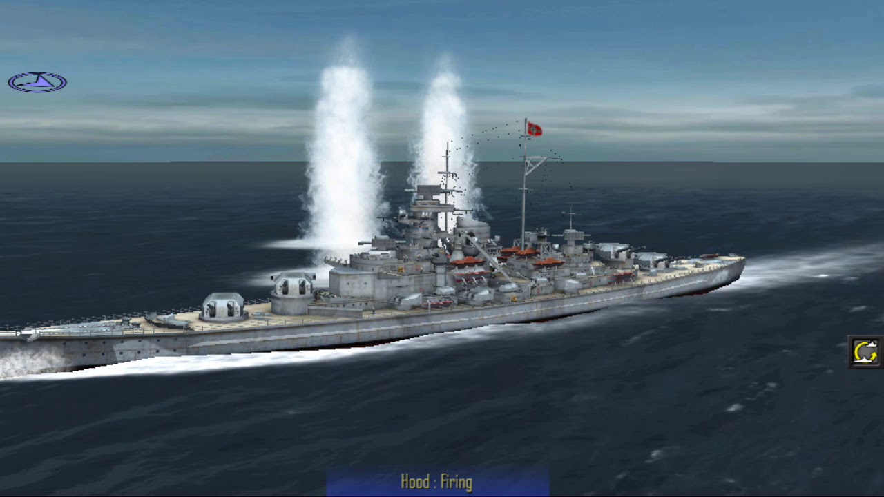 Atlantic Fleet: British "Renown & Hood" Vs German "Bismark" - YouTube