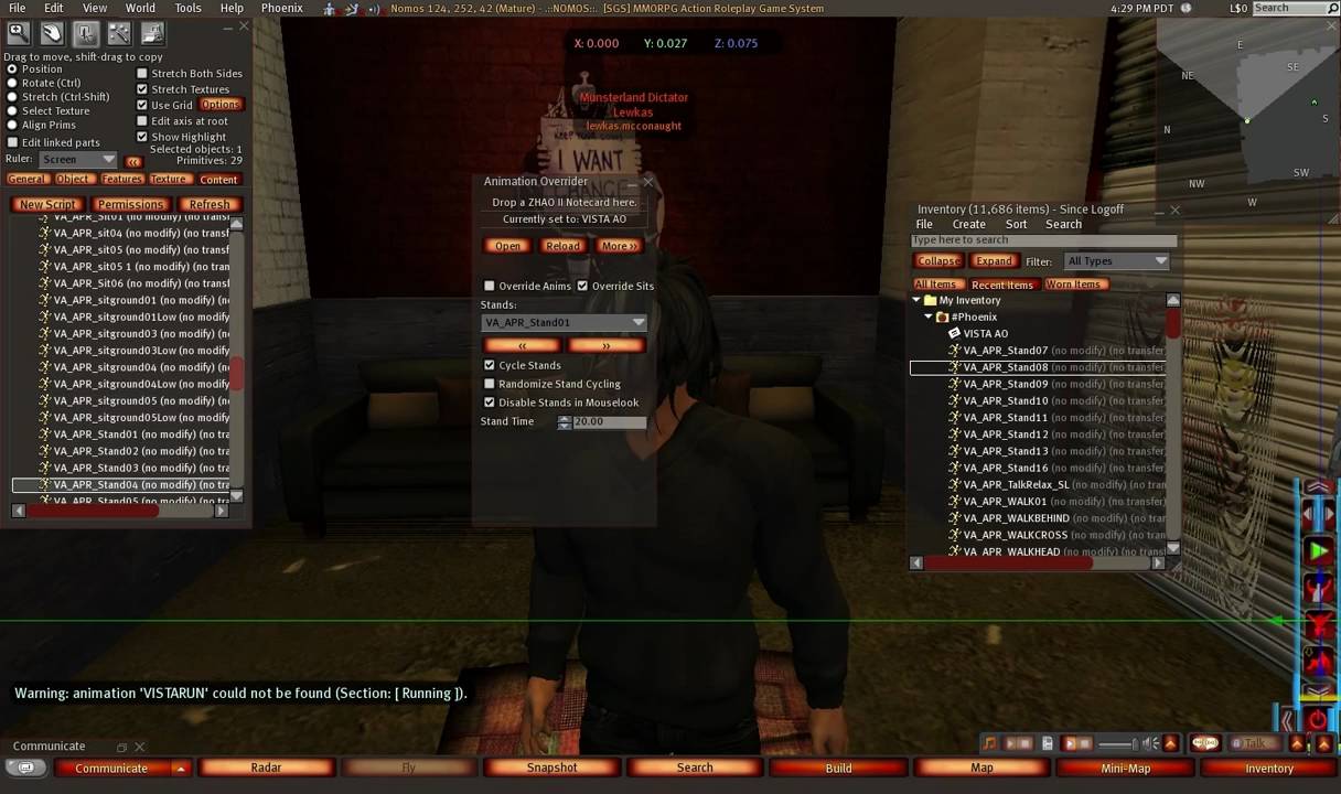 SL Tutorial: Setting Up the Client AO in Phoenix Viewer - YouTube