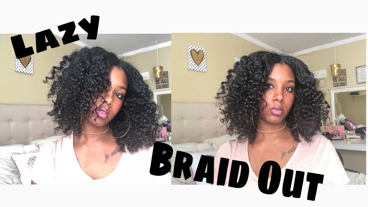 Big Fluffy Braidout Tutorial | Natural Hair - YouTube