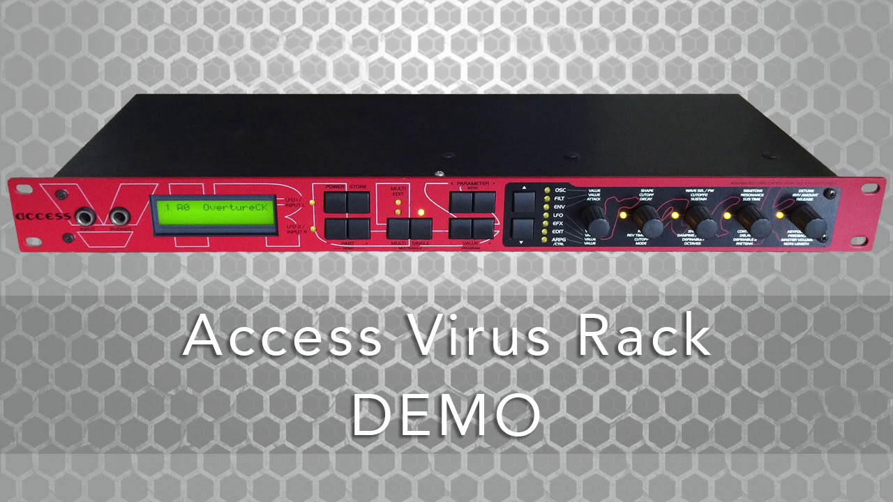 Access Virus Rack demo - YouTube