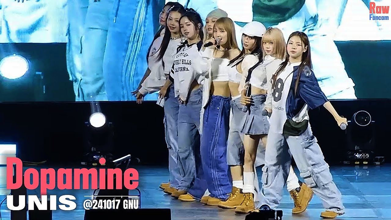 #UNIS ♬Dopamine @241017 GNU #유니스 #도파민 - YouTube
