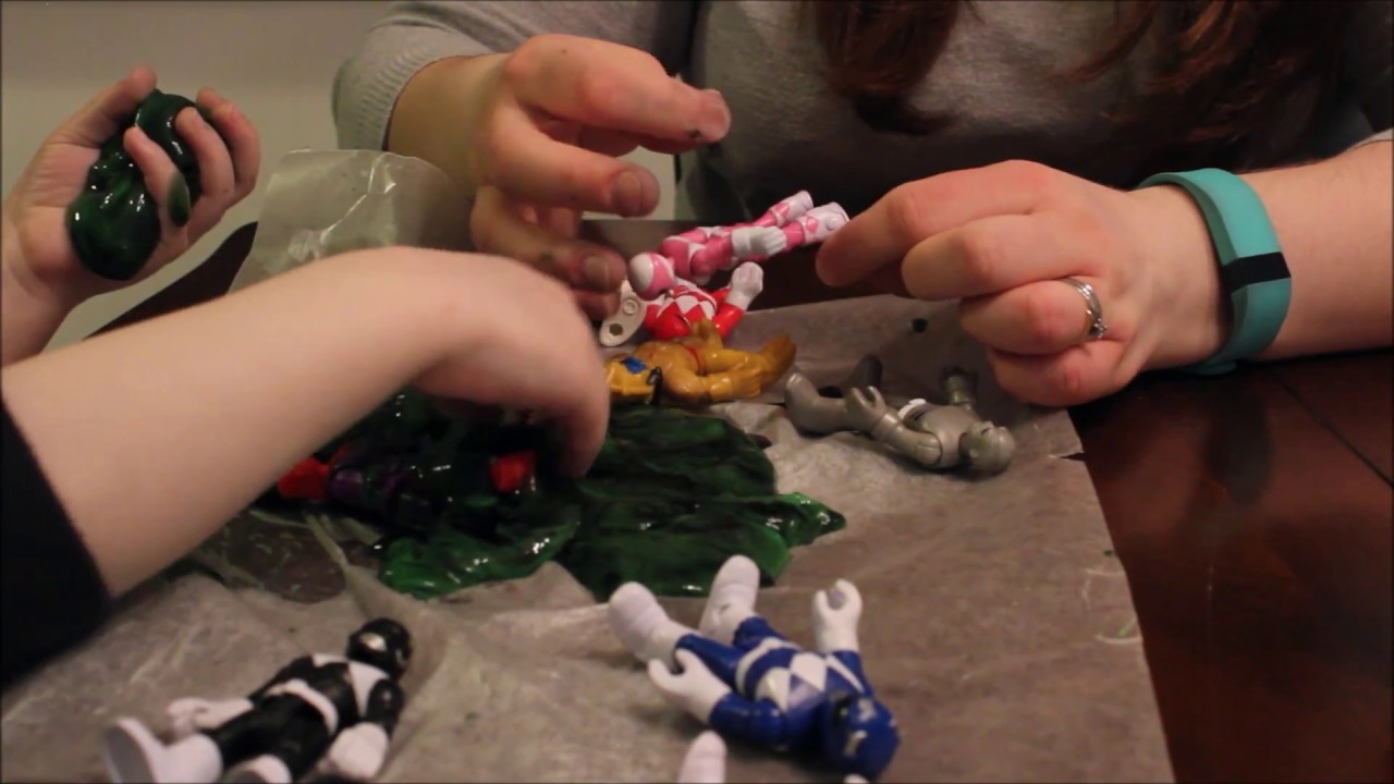 Power Rangers | Goo | Slime | Fun for Kids | Fisher Price | Imaginext ...