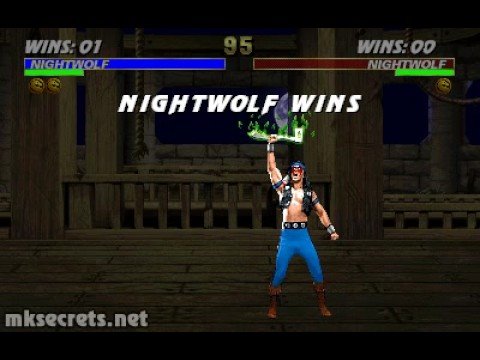 Mortal Kombat 3 - Fatality 2 - Nightwolf - YouTube
