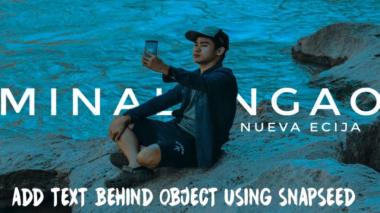 [TUT] How to add Background Illusion text on your image using SNAPSEED ...