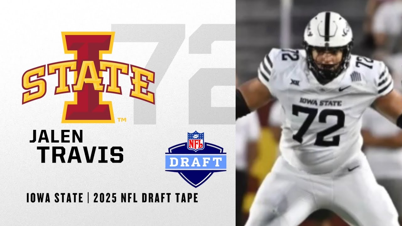 Jalen Travis 2025 NFL Draft Tape | Iowa State OL - YouTube