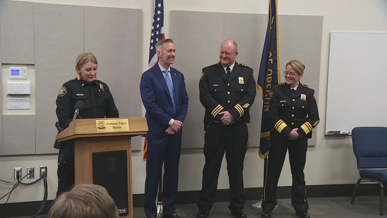 Portland Police Bureau holds ceremony as new leadership takes shape ...