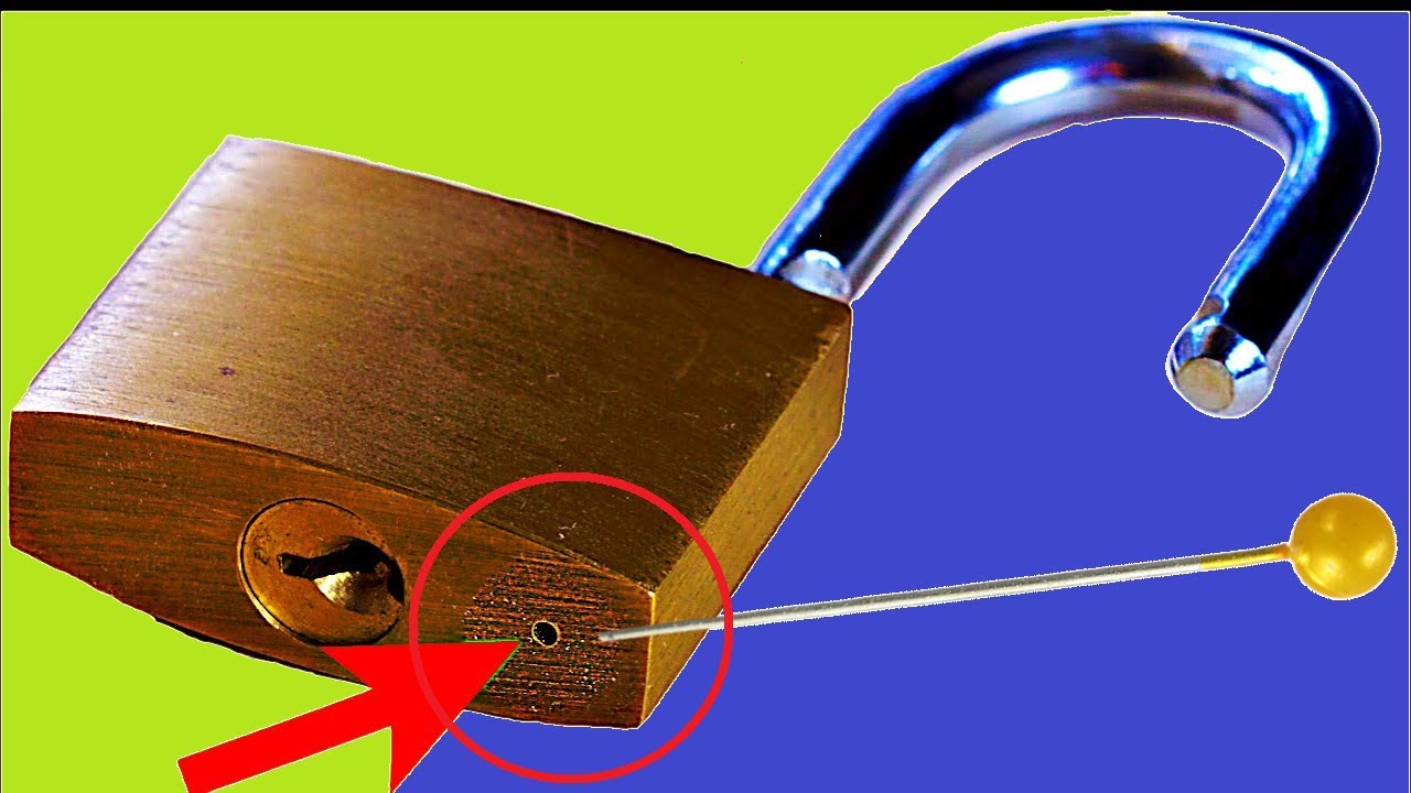 Way To Open A Lock with Needle 🔴 #Shorts - YouTube