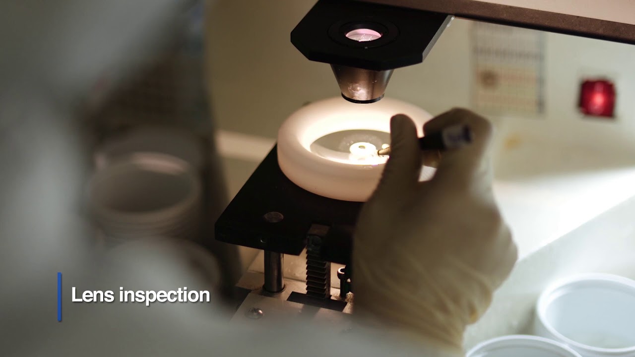 Medios_Soft contact lenses automatic manufacturing process 2019 - YouTube