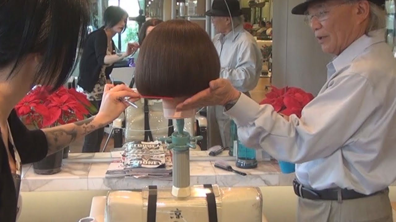 Mogi Hair: Haircut tutorial One length, Bob haircut #11 - YouTube