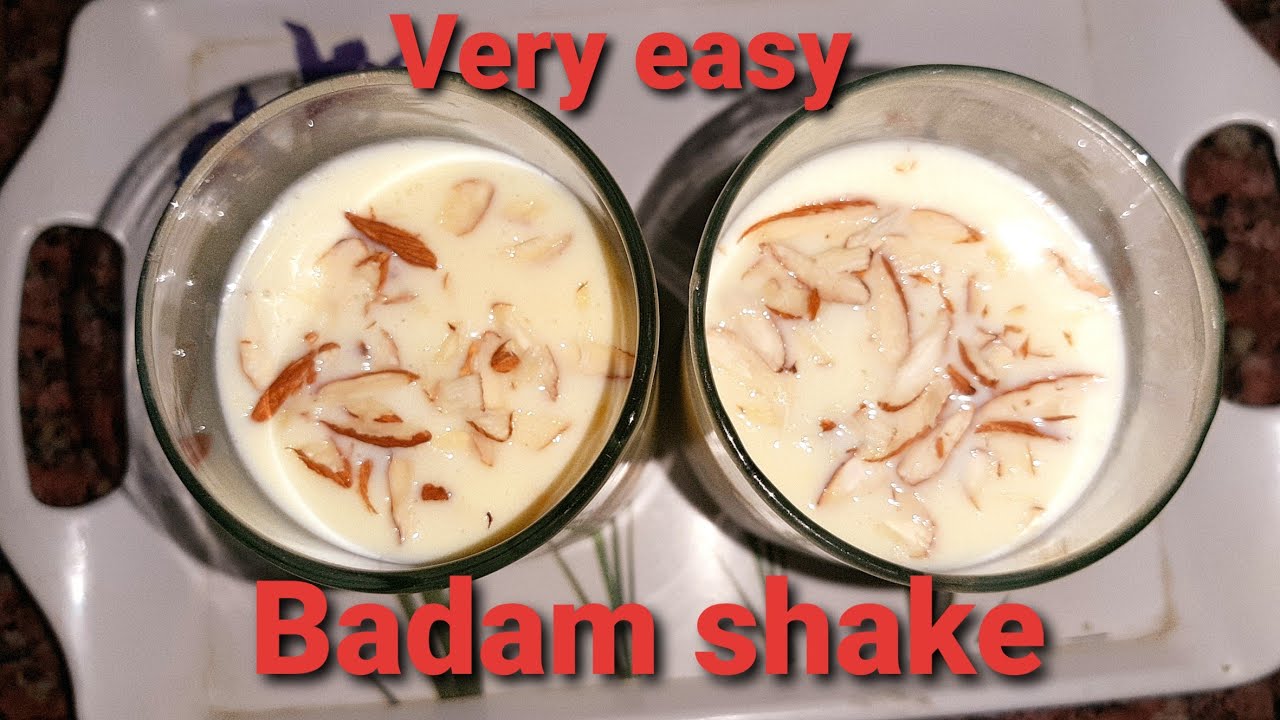 BADAM SHAKE(Special recipe)| simple way to make Badam shake | very easy ...