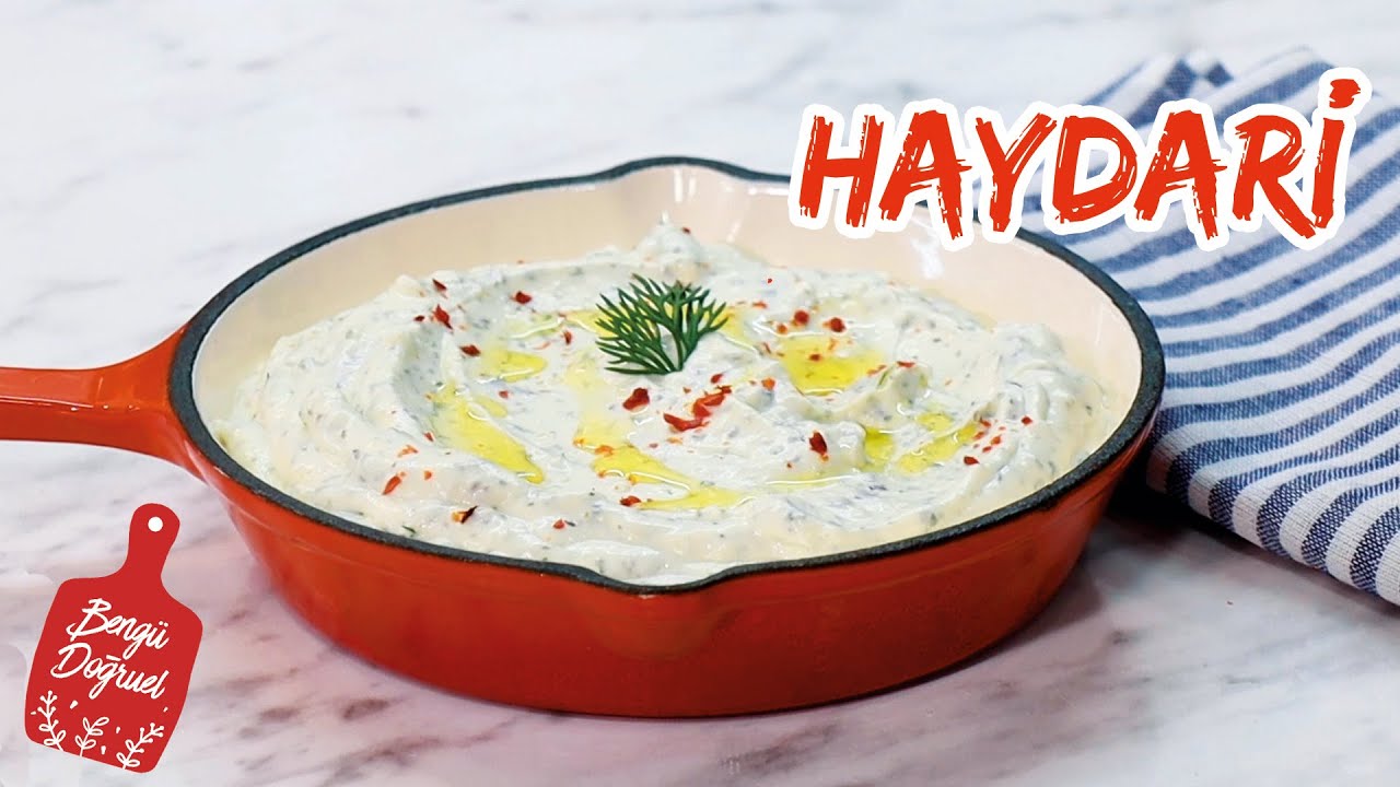 HAYDARİ NASIL YAPILIR ? Haydari Mezesi Tarifi (Meze Tarifleri) - YouTube