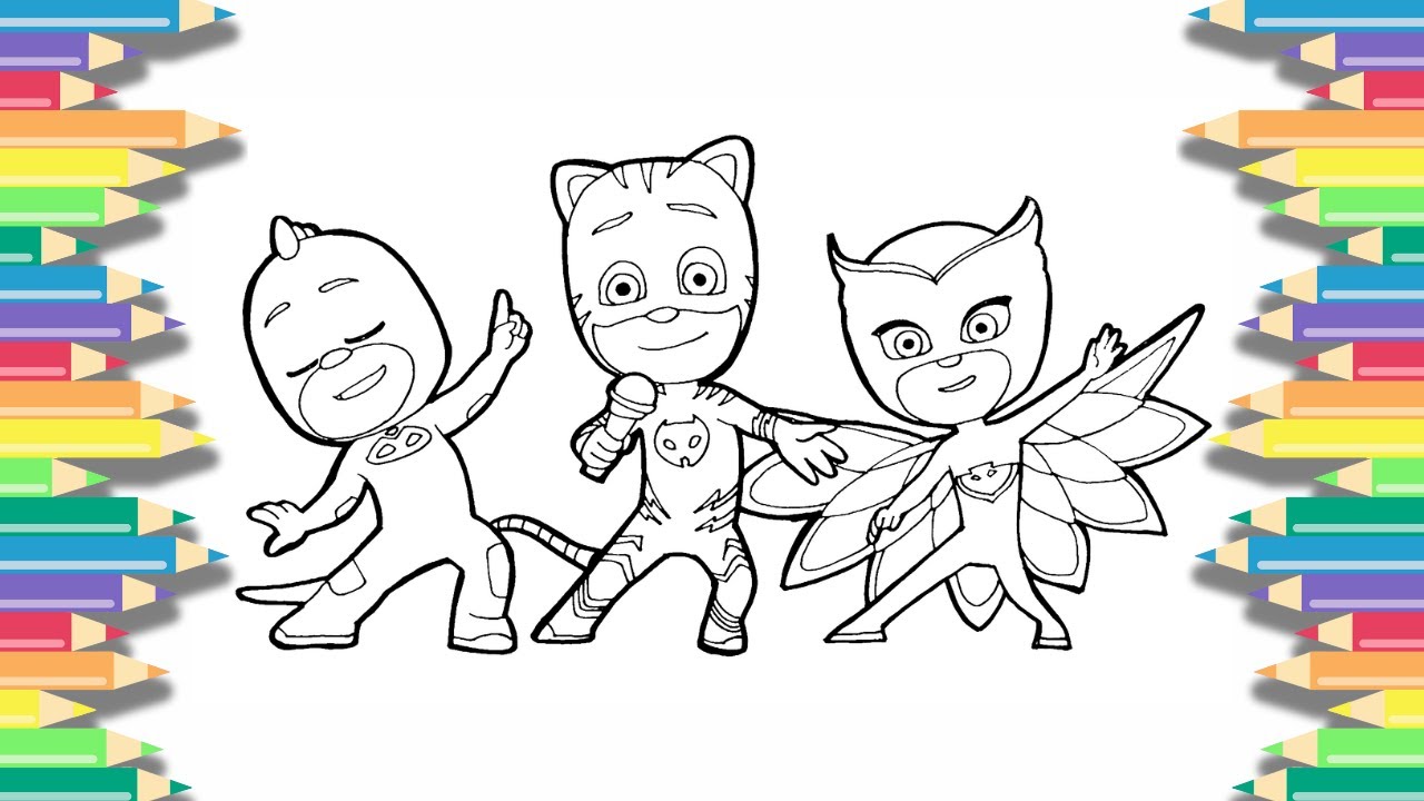 PJ Masks Characters Singing and Dancing to a Catchy Tune! | Easy Fun ...