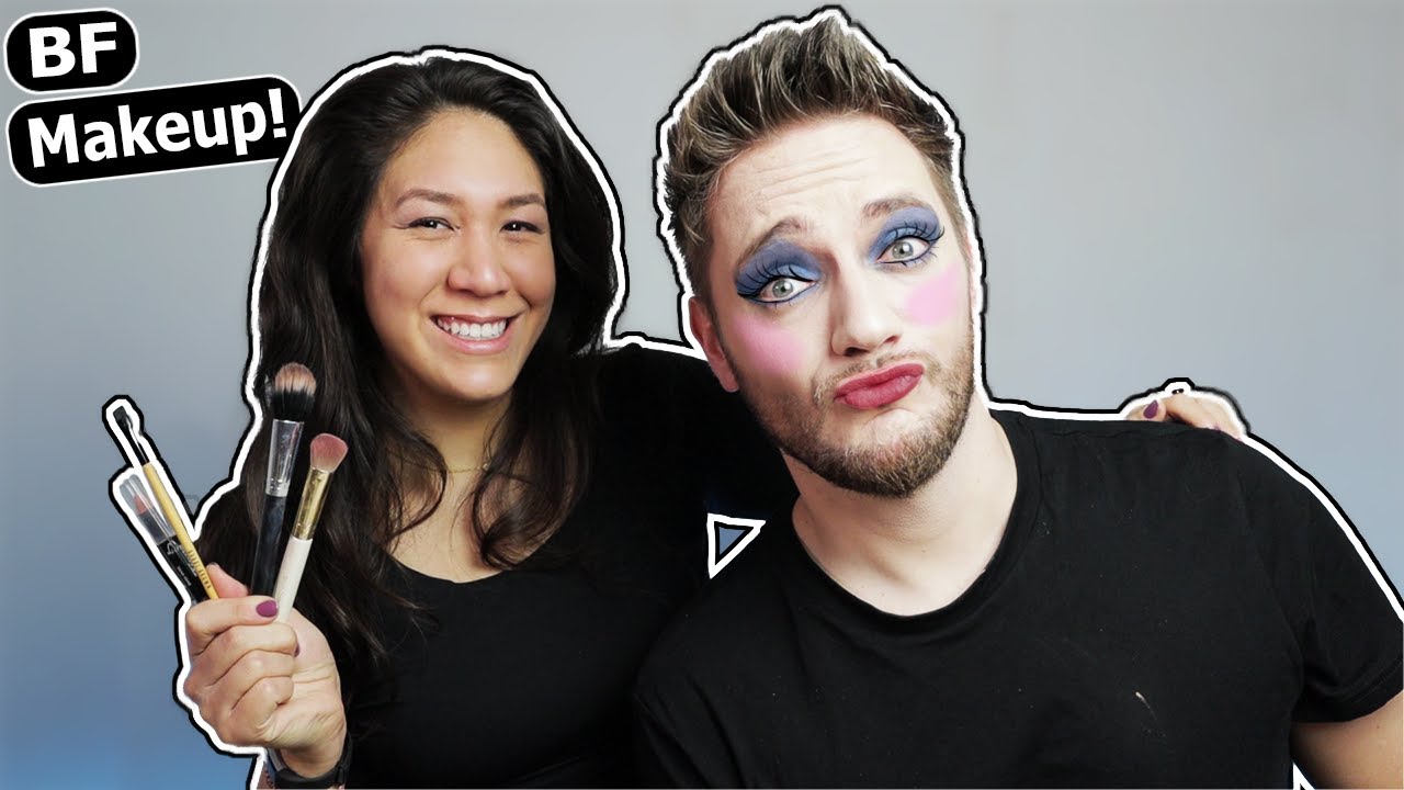 I Do My German Boyfriend's Makeup! - YouTube
